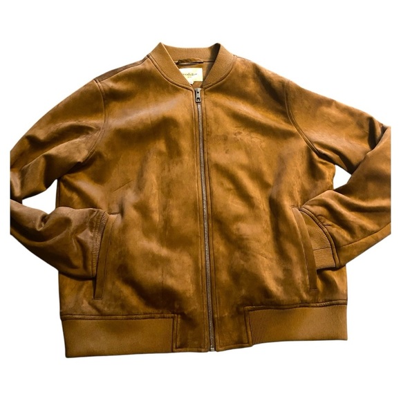 Goodfellow & Co | Jackets & Coats | Goodfellow Co Brown Bomber Jacket ...